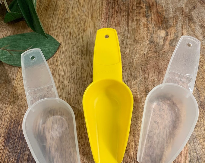 CHOICE Variety Colored Tupperware Scoops - Etsy