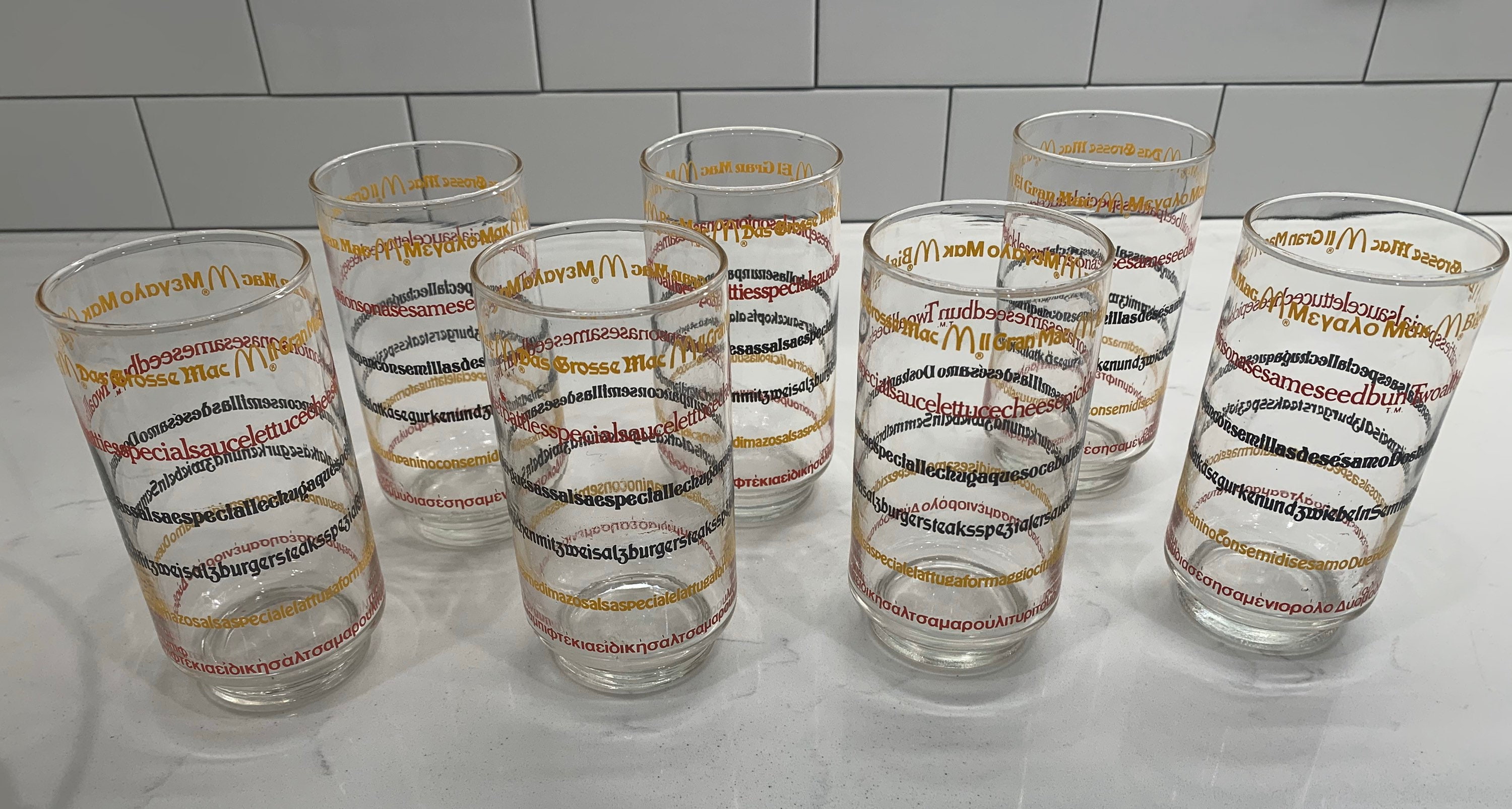 Mcdonalds Collector Glasses for sale | Only 3 left at -70%