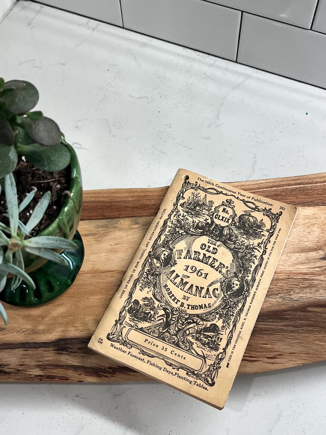 1961 Old Farmer’s Almanac Robert B. Thomas Weather Forecast, Fishing ...