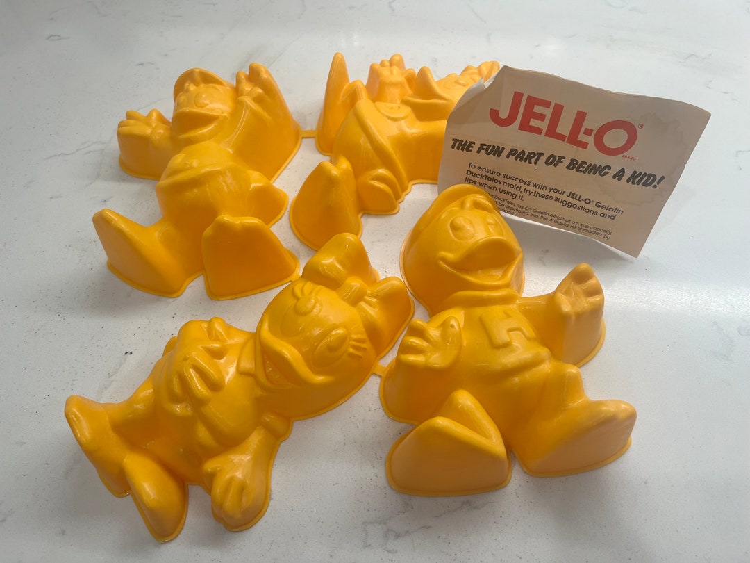 Disney Duck Tales Jell-o Gelatin Molds 4-packs 1989 Vintage ...