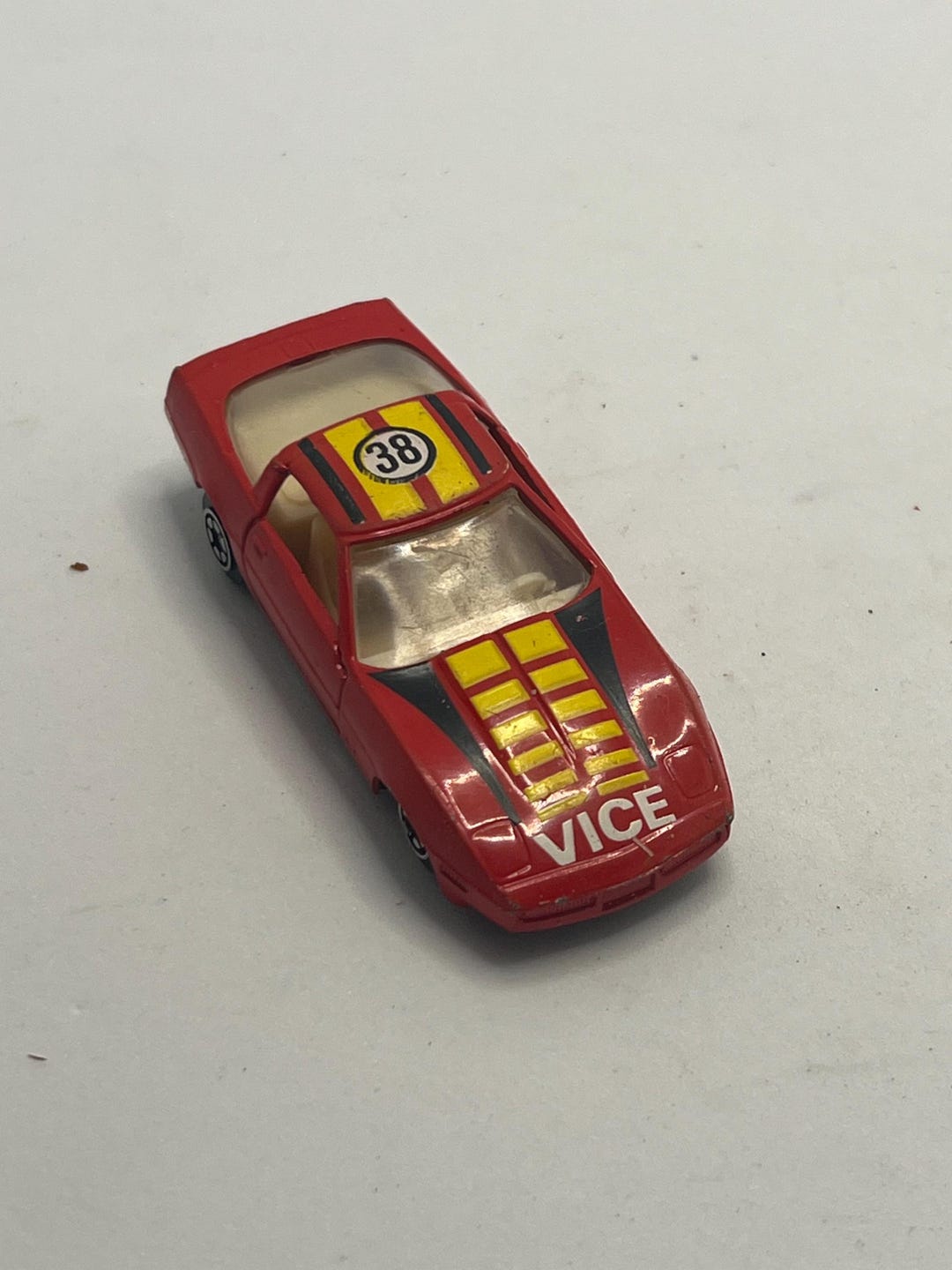 Vice Red 1980's Chevy Corvette 1/64 Diecast/chevrolet Car Collector Toy ...