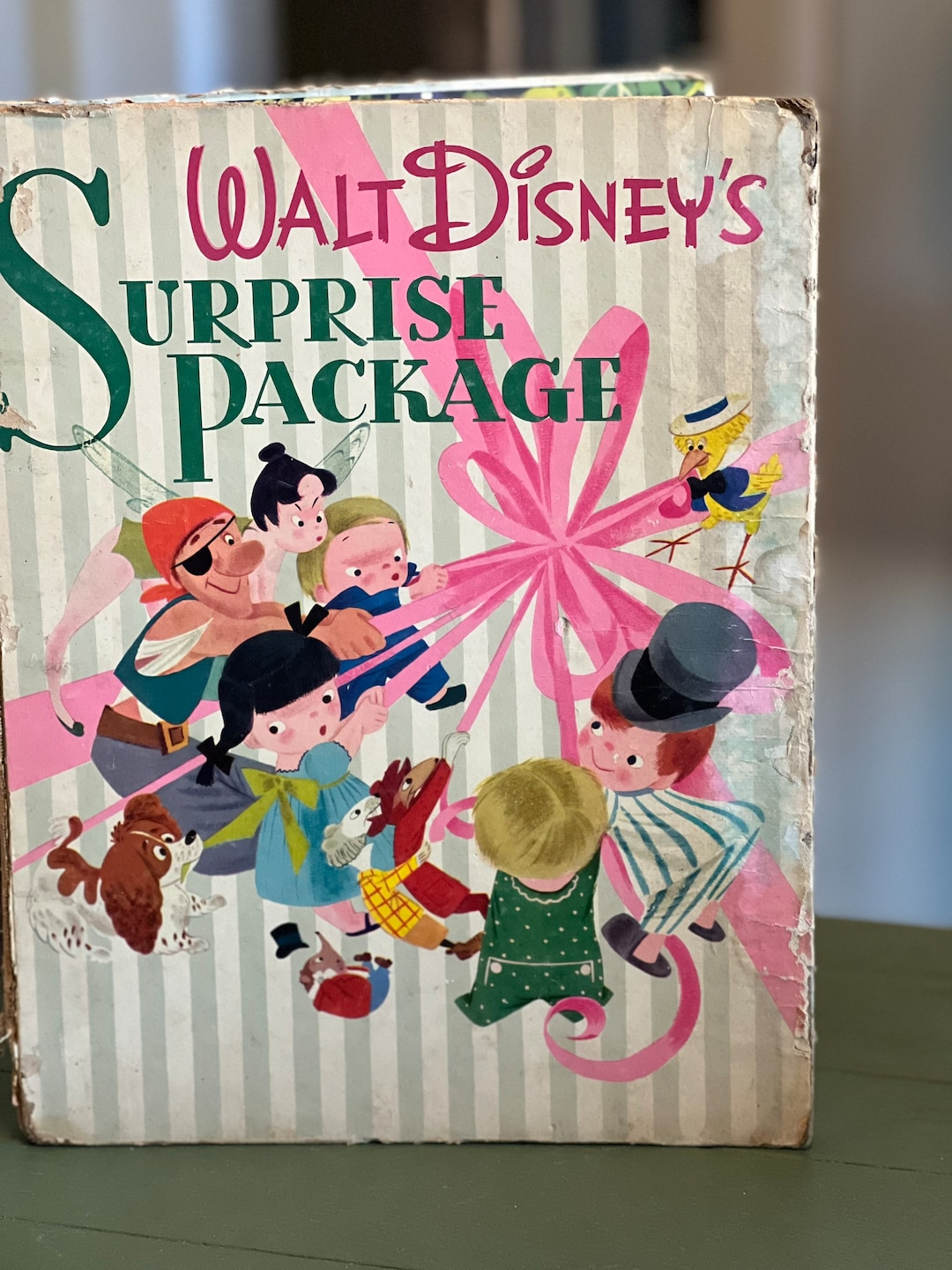 Vintage Walt Disney Surprise Package Giant Golden Book 1944 1st Edition ...