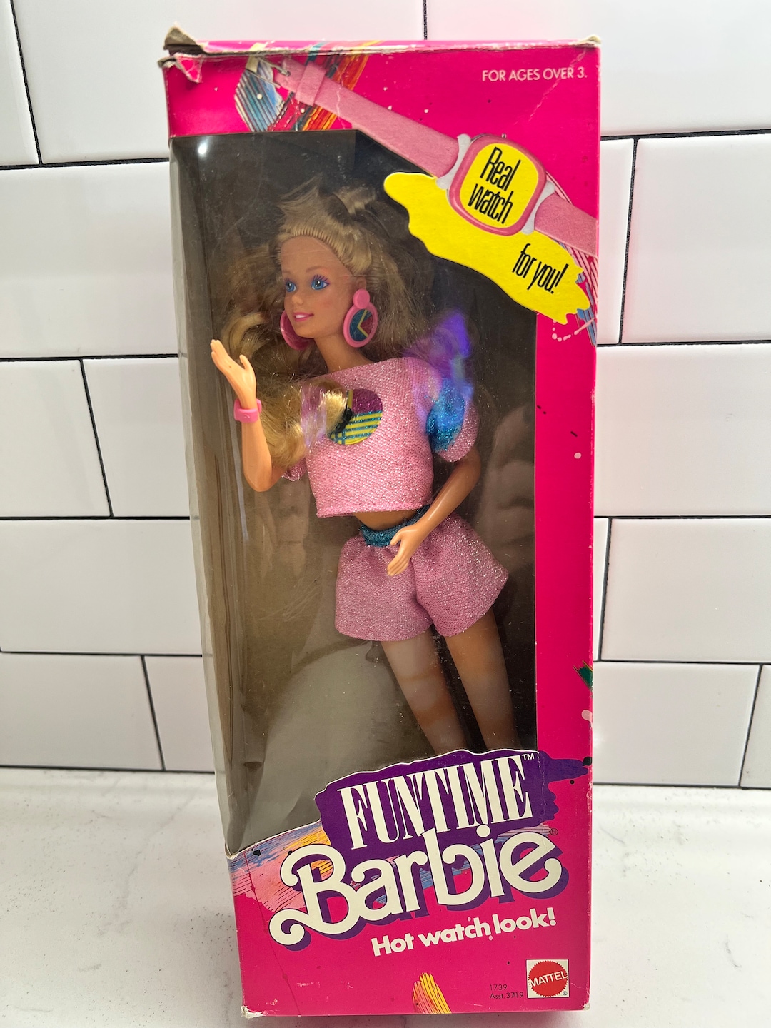 Vintage Mattel 1986 Funtime BARBIE Doll Blonde Open Box - Etsy