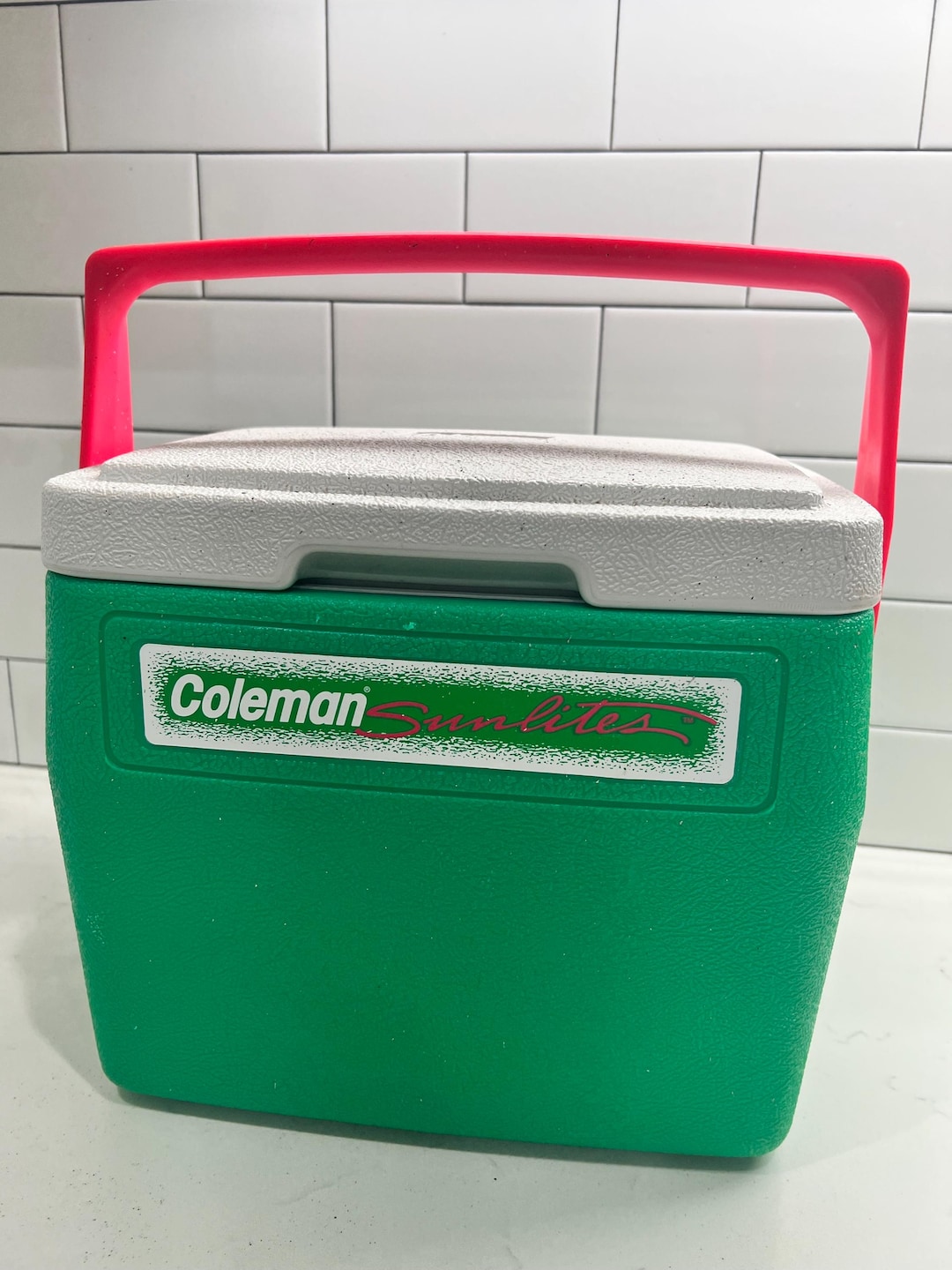 Coleman Retro Sunlites 5272 Cooler/lunch Box Ice Chest 80s Green/hot ...