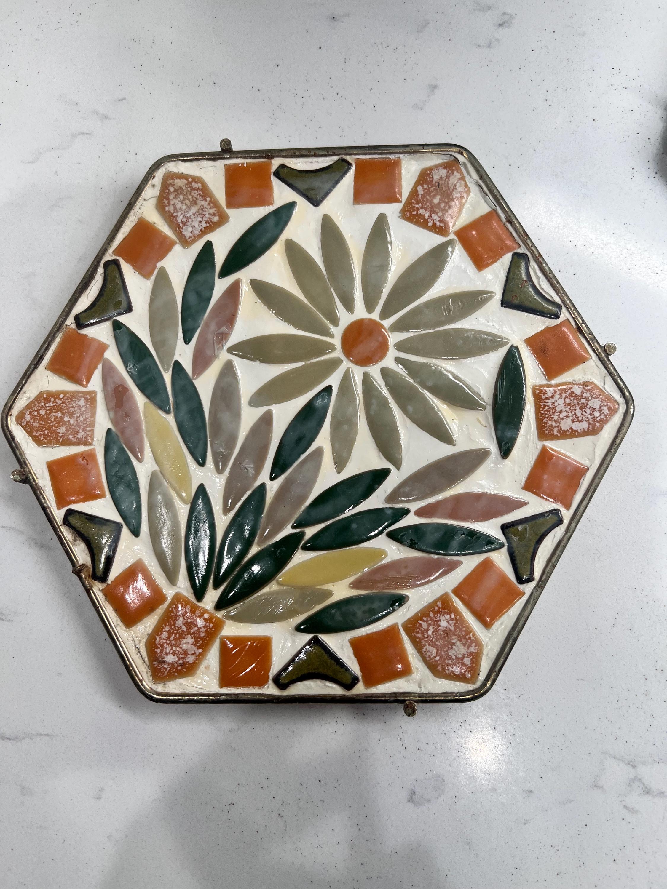 CHOICE MCM Mosaic Tile Handmade Trivet Kitchen Decor - Etsy