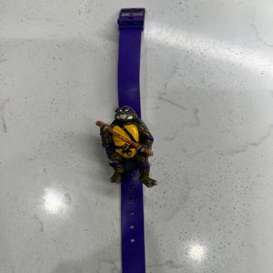Donatello Talking Vintage Wrist Watch Ninja Turtles TMNT 1994 Hope Ind ...