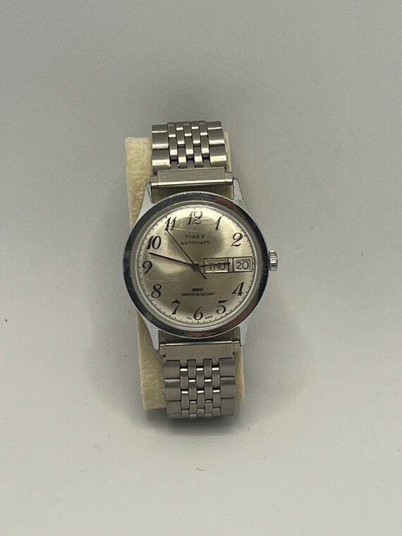 Vintage Timex Self-Wind Mechanical Men's Watch Works … - Gem