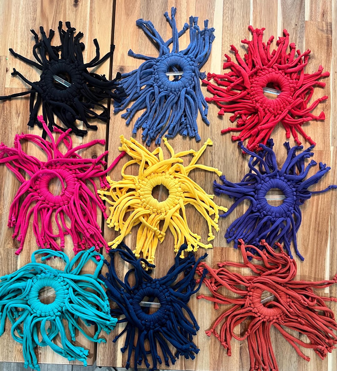 Colorful LOT 90s T-shirt Tie Clip Waist Cinch Vintage Fringe Shirt ...