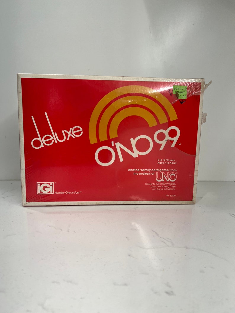 DELUXE ONO 99 Card Game From UNO Cards Chips Ins Unopened - Etsy