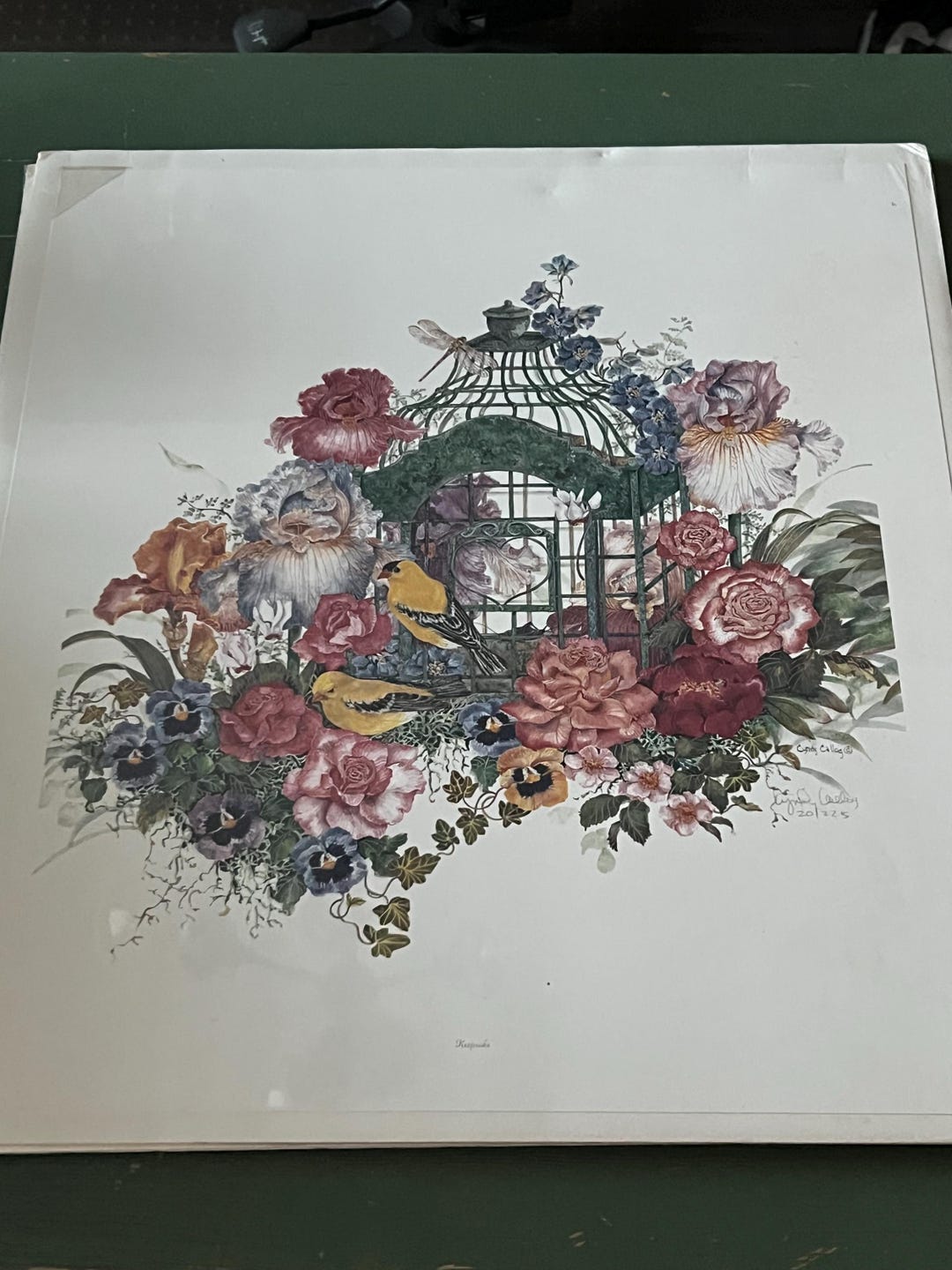 Watercolor Original Art Cindy Callog, "keepsake”, Signed, Numbered 20/ ...