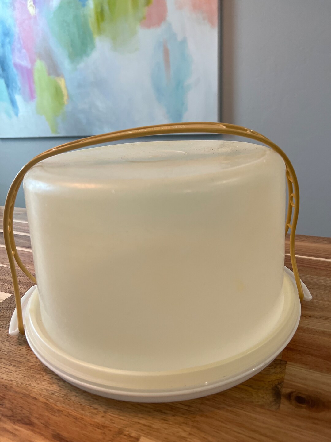 Tupperware Cake Carrier With Handle - Etsy