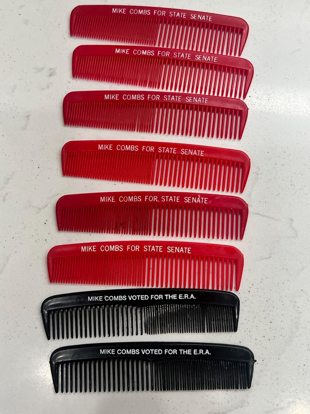 Vintage Combs Political Vote Mike Combs 1960s LOT of 8 Plastic Red ...