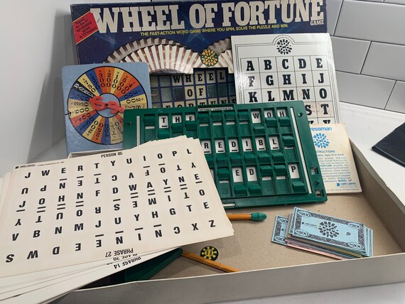 Deluxe Wheel Of Fortune Board Game