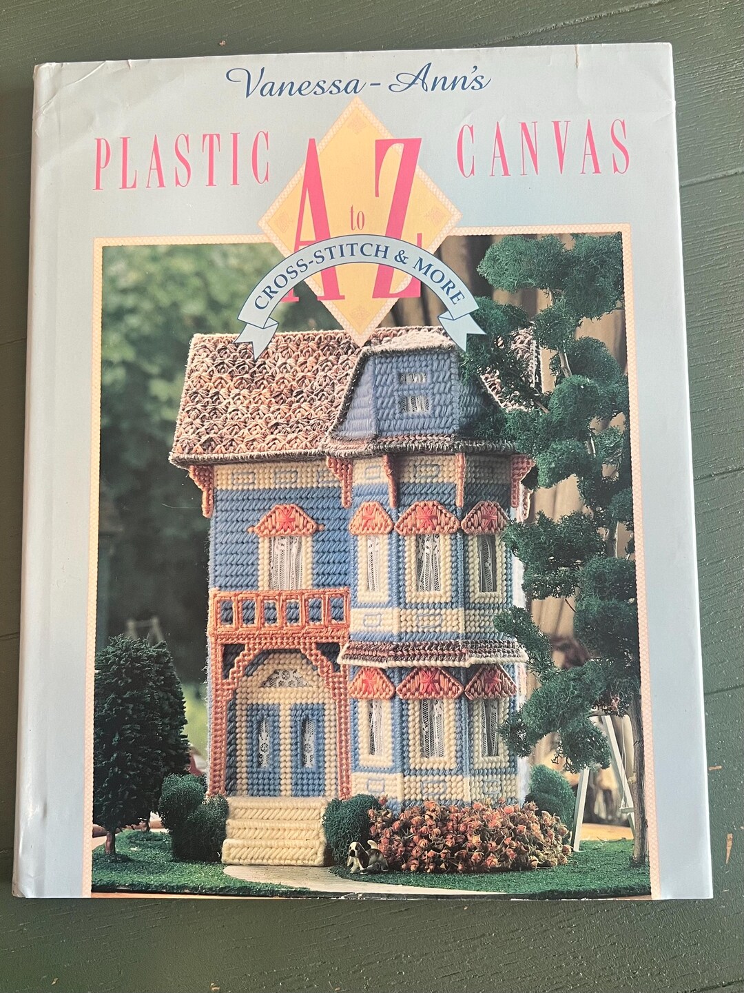 Plastic Canvas A to Z Cross Stitch Hardback Book , First Edition, 1991 ...