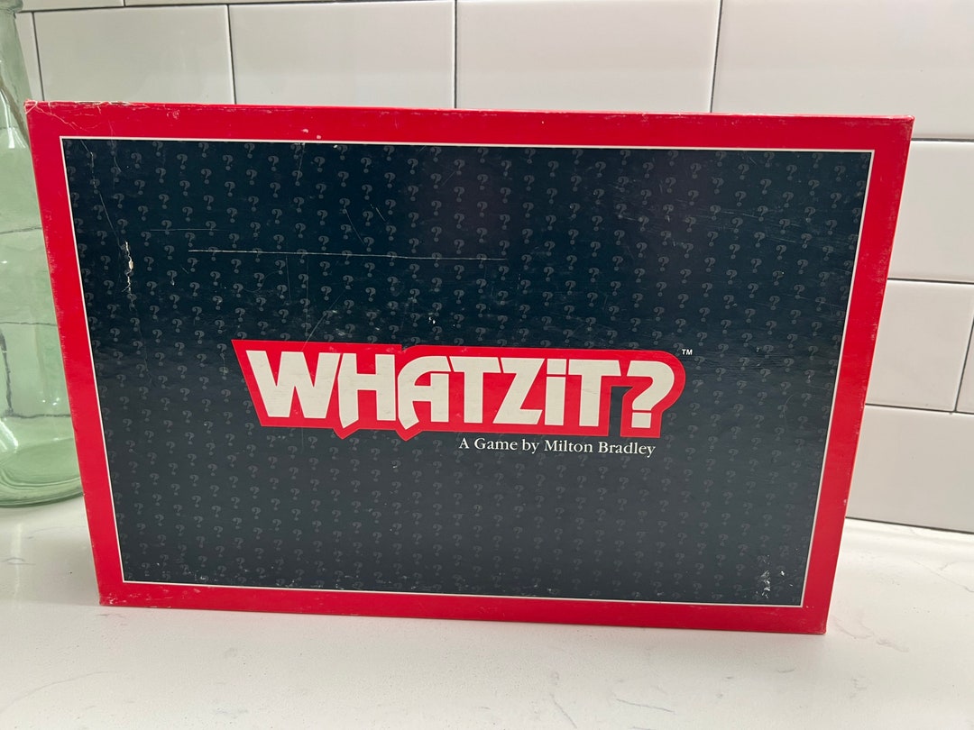 WHATZIT? A Game of Fractured Phrases Board Game Vintage 1987 Complete ...
