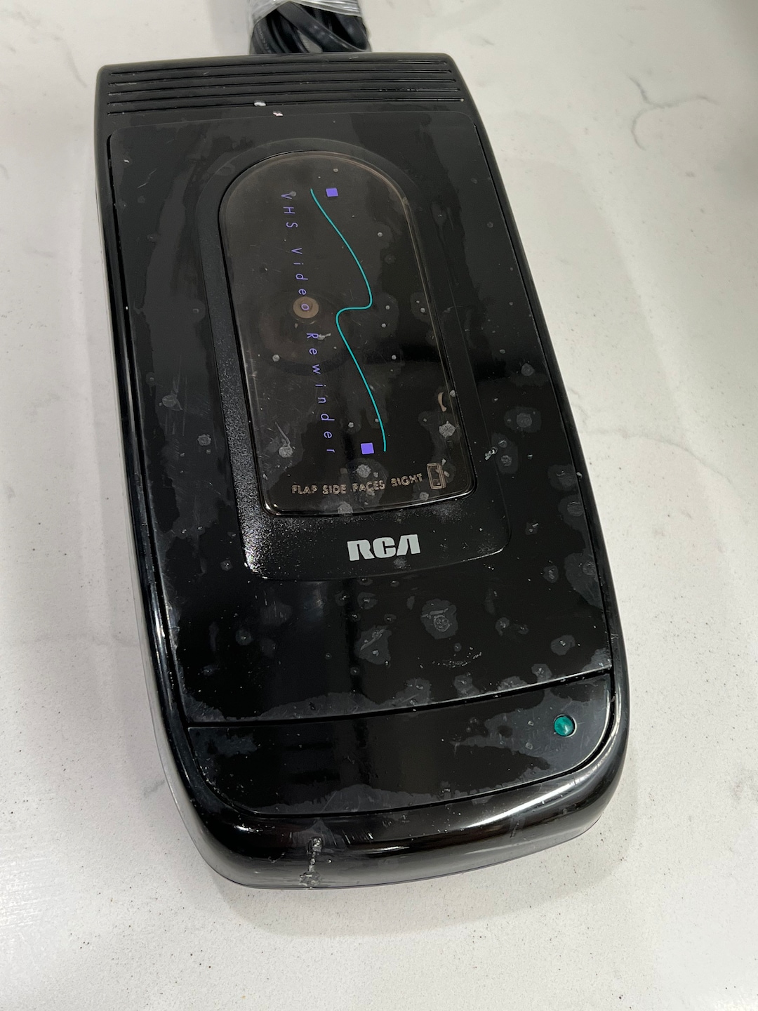 Vintage RCA Car Black VHS Video Tape Cassette Rewinder With Cord - Etsy