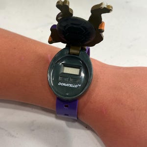 Donatello Talking Vintage Wrist Watch Ninja Turtles TMNT 1994 Hope Ind ...
