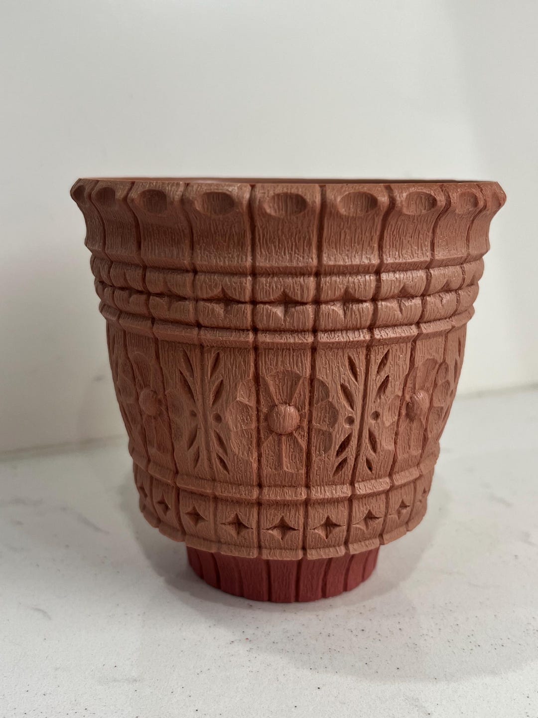 1970s Lawnware Flower Pot Pink for RV Camper Lights String Lights MCM ...