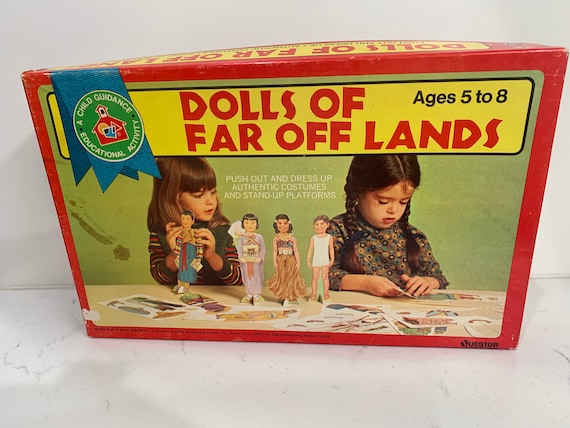 Vintage 1969 Dolls of Far off Land Dress up Doll Heritage - Etsy
