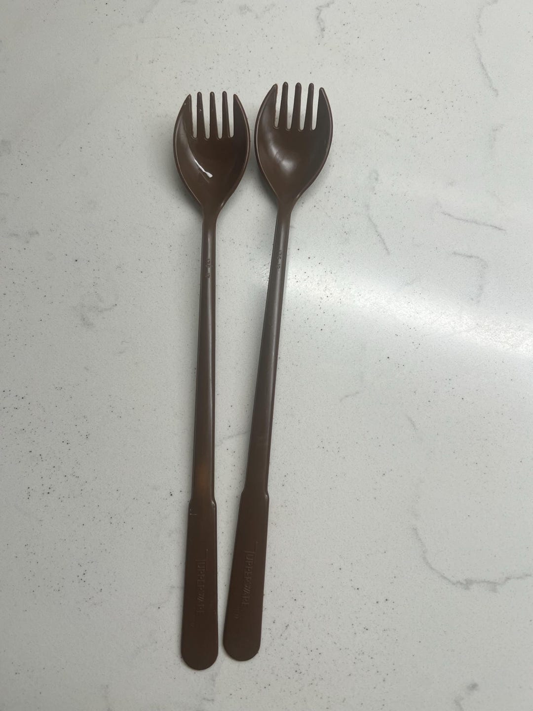 Tupperware Fork O Spoon Spork #175 Brown Vintage - Etsy