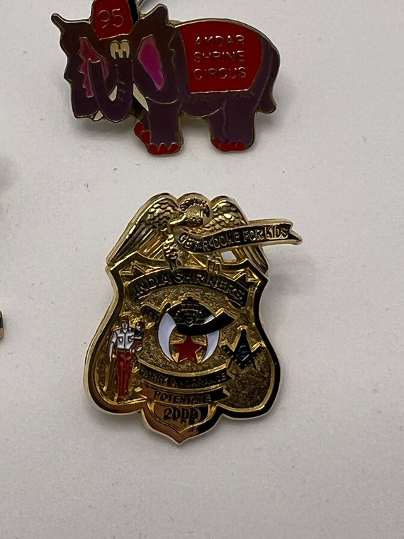 Vintage Assorted Shriner, Masonic Collector Pins Set … - Gem