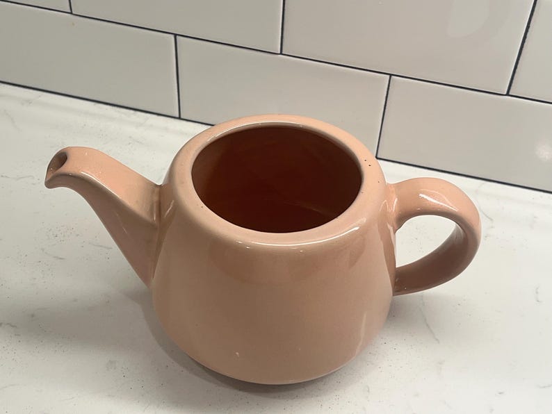 Pink Mid-century Modern Frankoma Pottery Teapot - Etsy