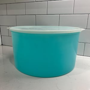 Large Teal Blue Food Storage Container Cake Keeper Retro - Etsy