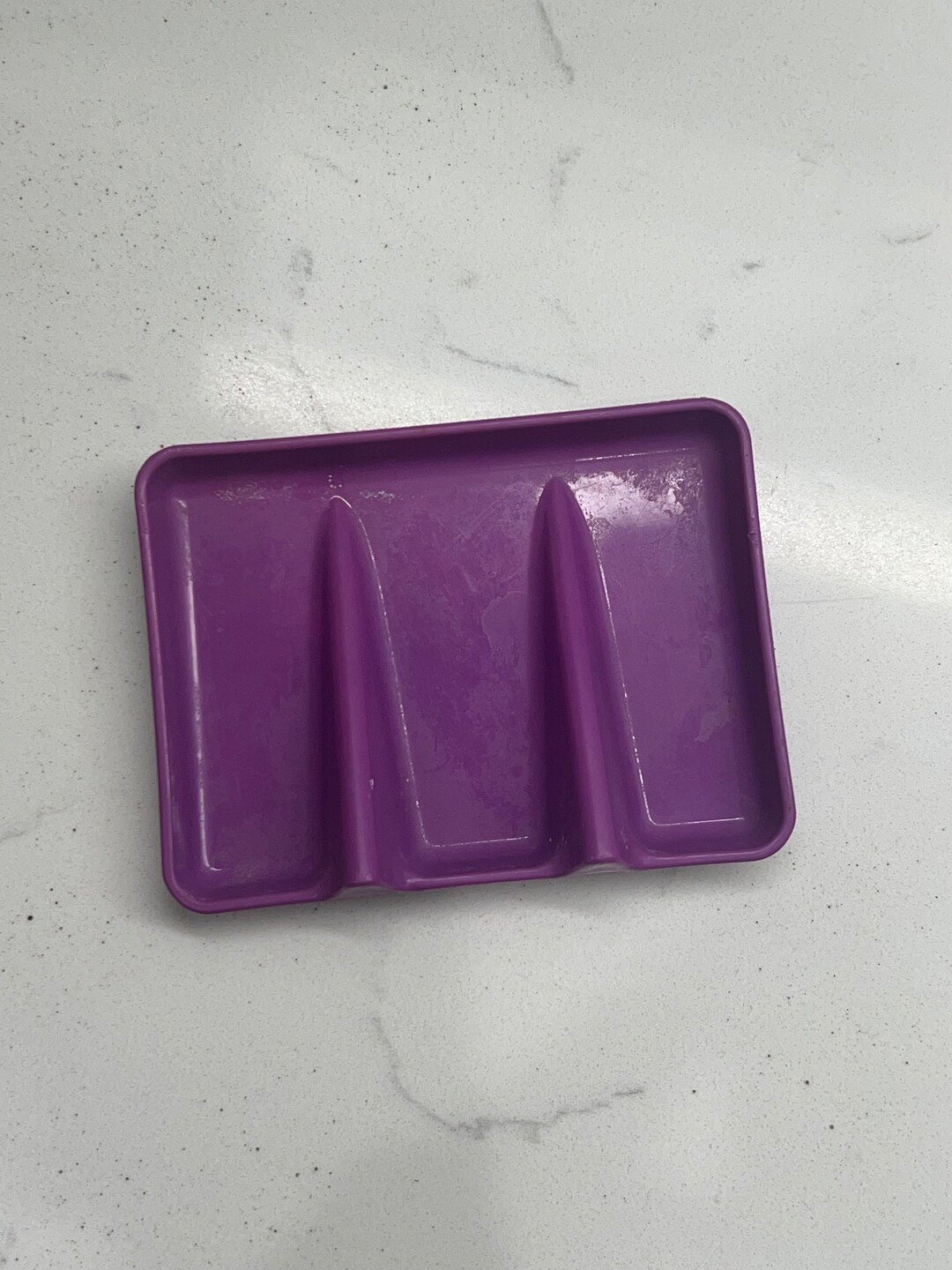 Tupperware Soap Dish/ Plastic Soap Tray Purple - Etsy