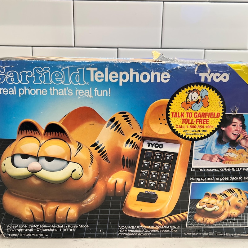 Garfield Telephone - Etsy
