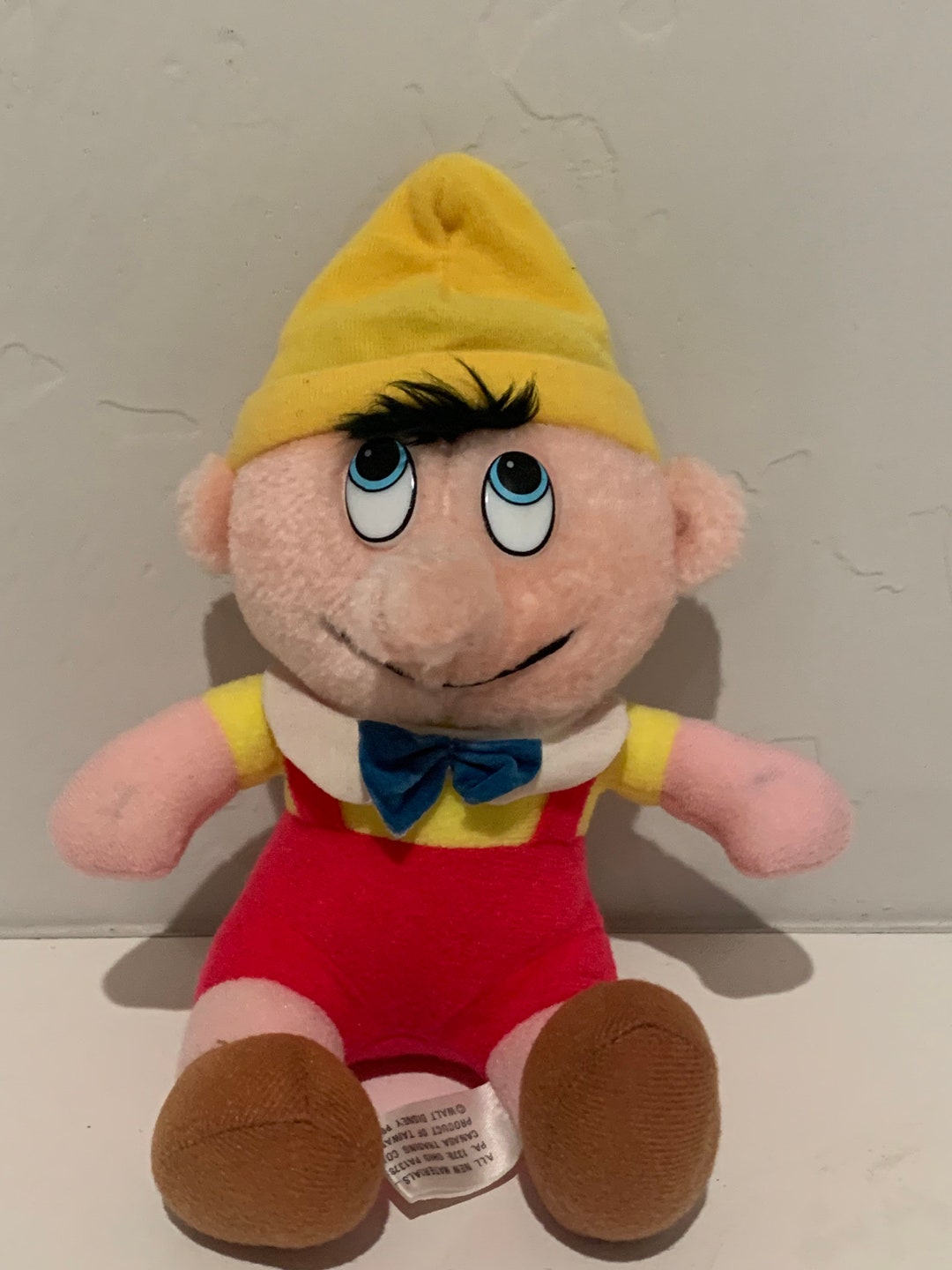 1980s Vintage Disney Pinocchio Plush Stuffed Toy - Etsy