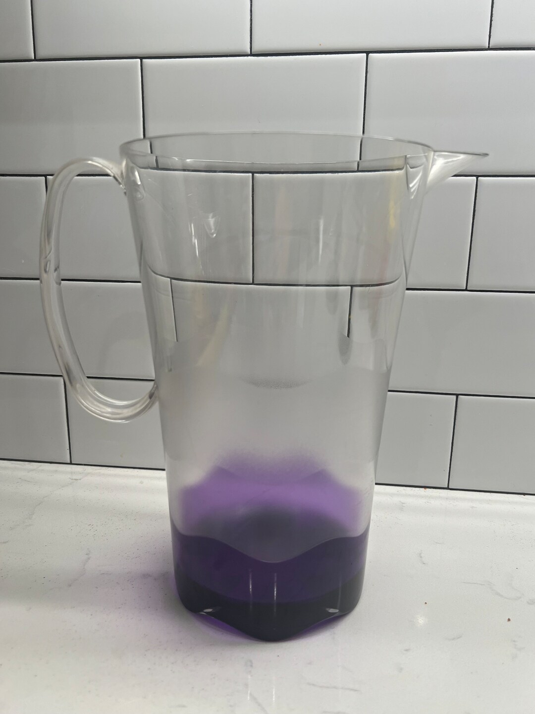 Tupperware Sheerly Elegant Illusions Pitcher #4603A Purple 2 Quart - Etsy