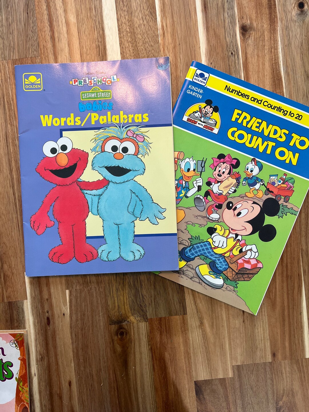 CHOICE Sesame Street Vintage Golden Learning Coloring, 1980s Mickey ...