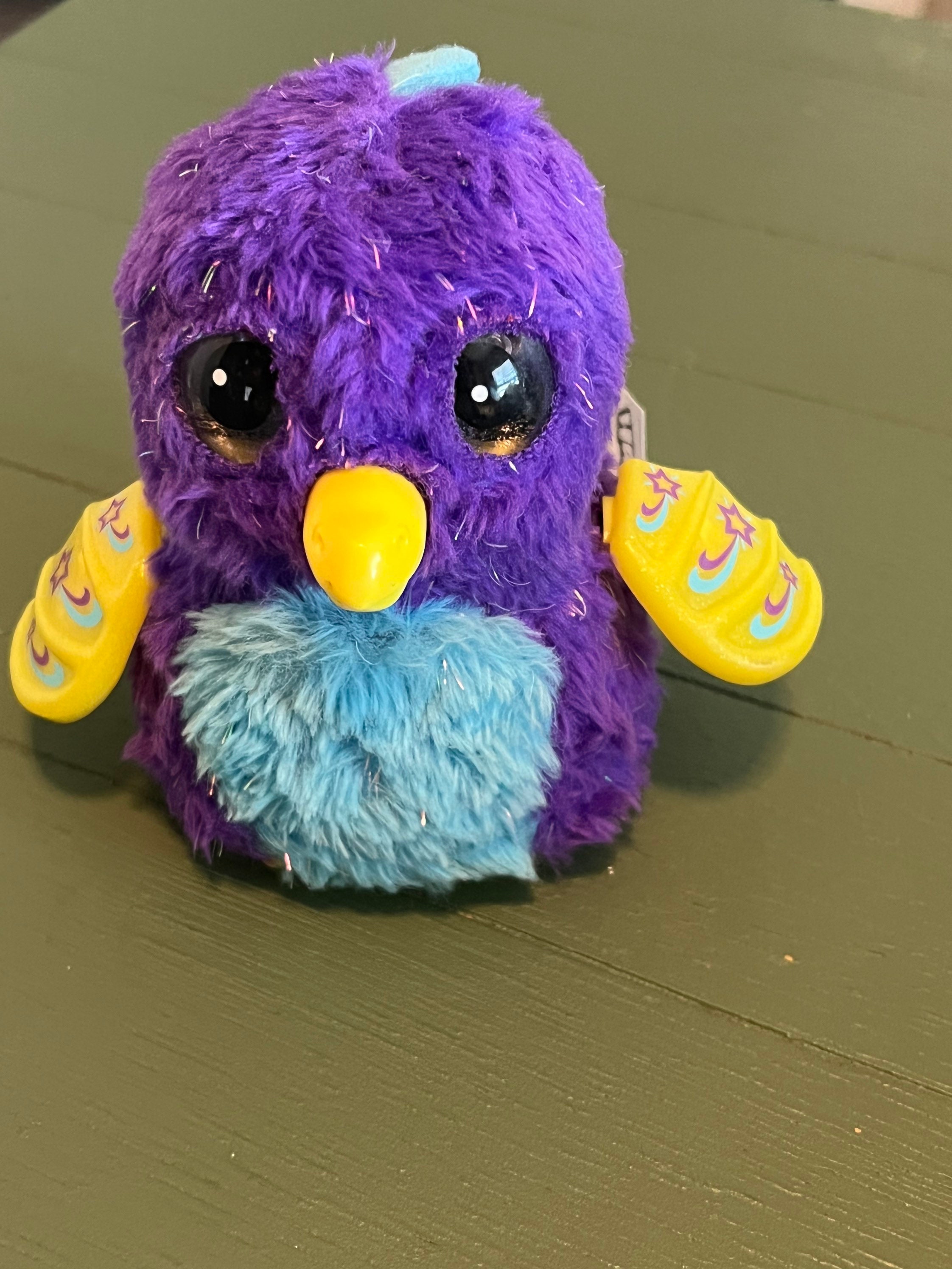 Draggle Hatchimals Purple Blue Electronic Interactive Toy | Glitter ...