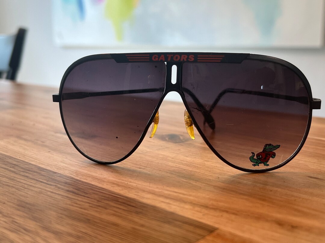 Vintage Florida Gators Aviator Sunglasses 70s 80s College - Etsy