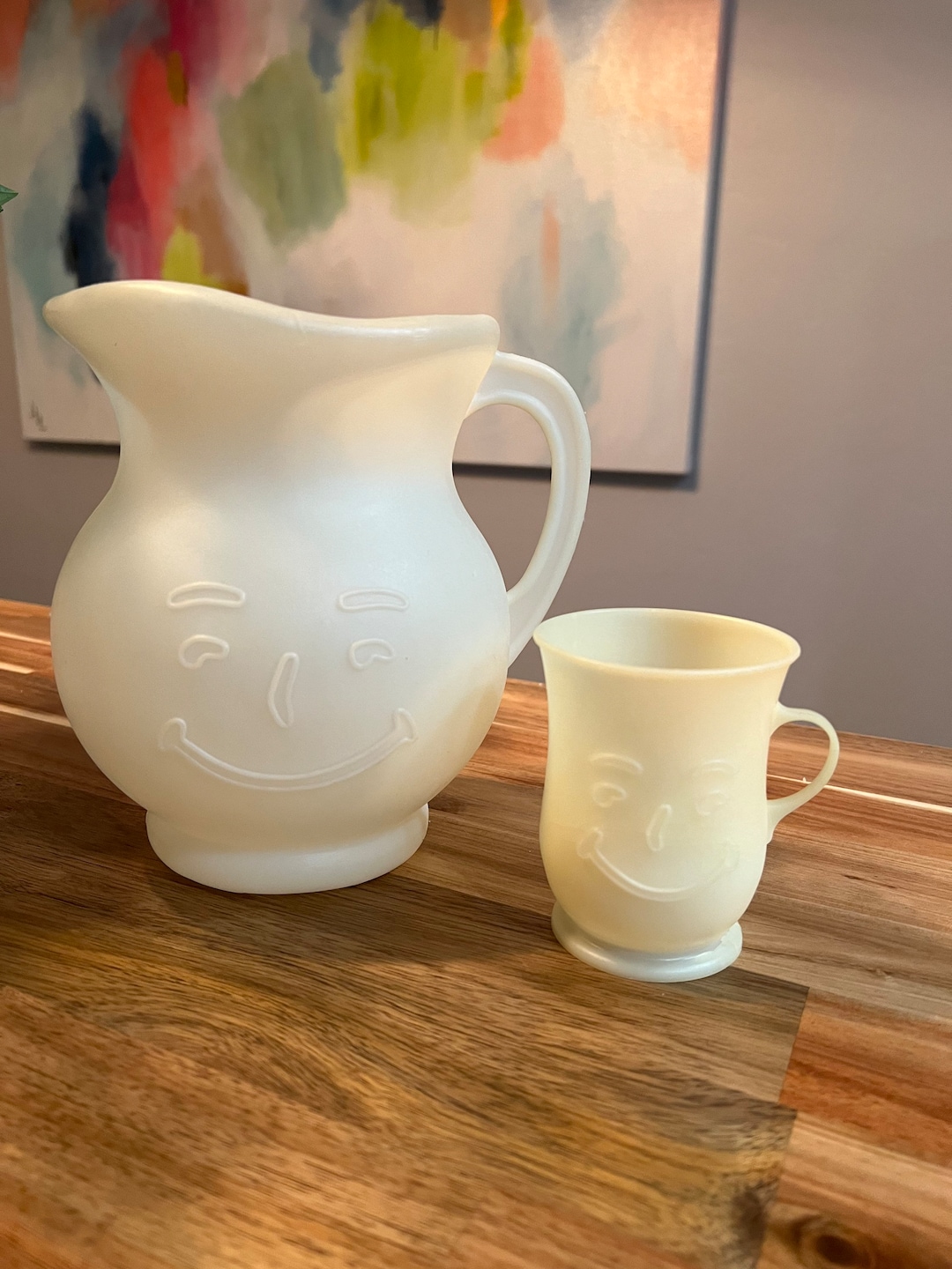 Vintage 1980s 2 Quart Kool Aid Pitcher and Cup - Etsy