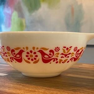 Vintage Pyrex Friendship 10” Cinderella Mixing Bowl Red & Orange - Etsy