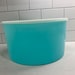 Large Teal Blue Food Storage Container Cake Keeper Retro - Etsy