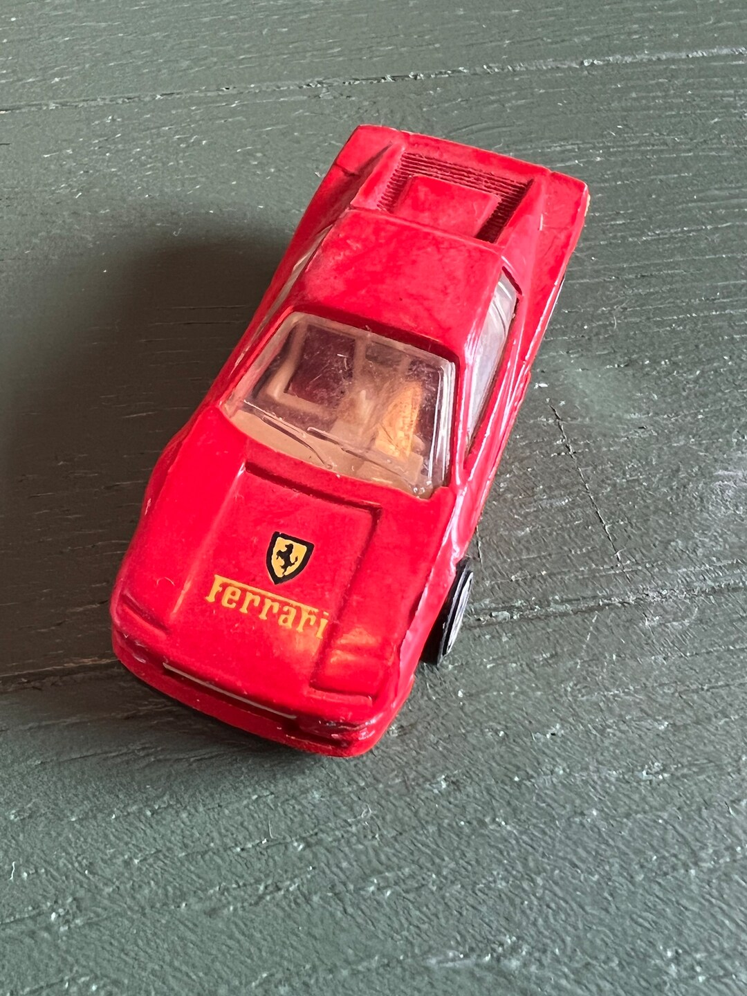 Vintage 1986 Mattel Hot Wheels Red Ferrari Testarossa Collectible Toy ...