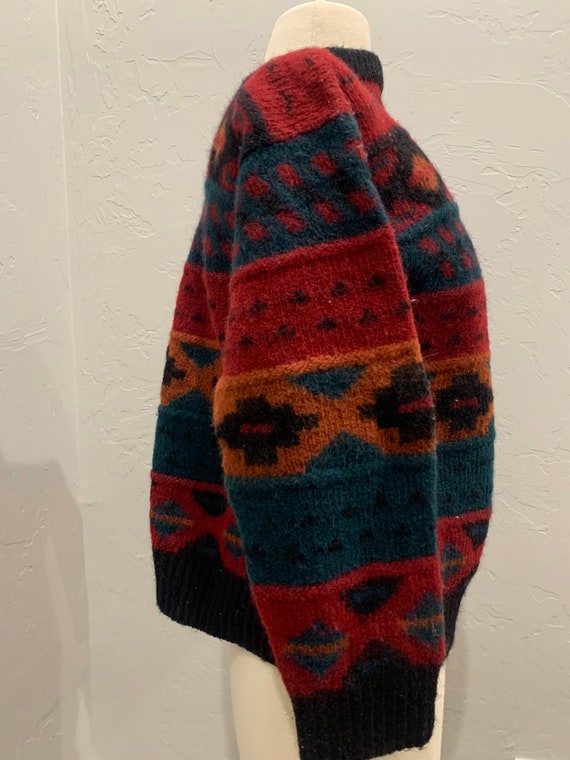 Vintage Wool Nomadic Trader 1980s Textured Cougie Swe… - Gem