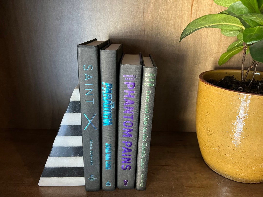 Vintage Book Decor | Interior Design Staging | Metallic Colors With ...