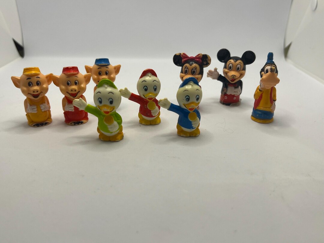 Vintage Disneyland Playmates Train Set Figures Disney 1986 Collectibles ...