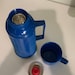 Vintage Blue Thermos 1 Quart - Etsy