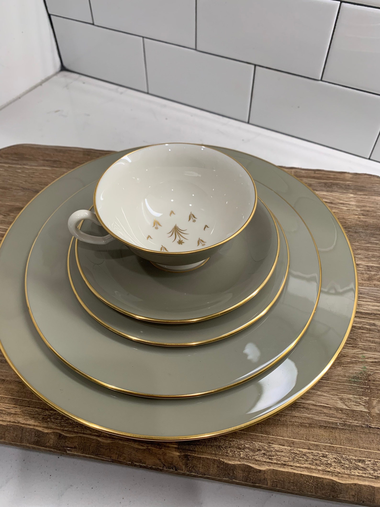 Lenox Glendale Five Piece Place Setting 5-piece Formal Dinnerware Set ...