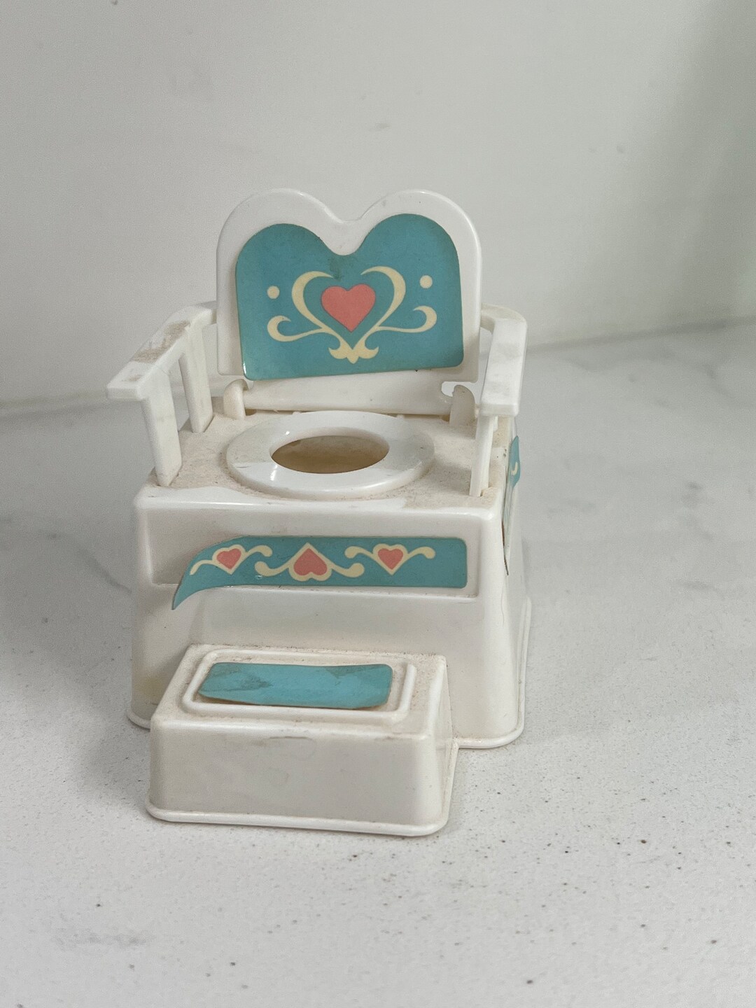 Vintage Mattel Heart Family Baby Cousins Potty Chair 1987 5397 Kids ...
