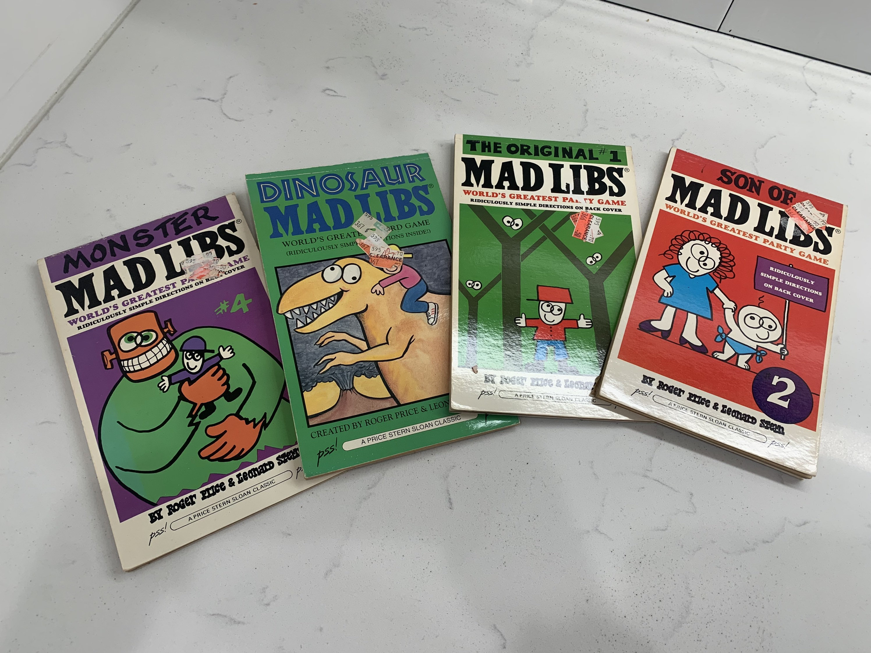 Vintage Deadstock 1980s Blank Mad Libs Monster Mad Libs | Etsy