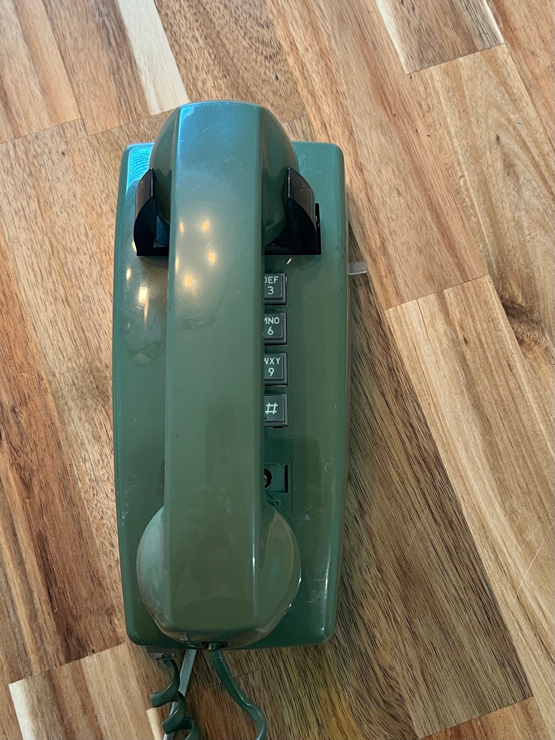 Vintage Stromberg-carison Green Dial Wall Phone Retro 80s Push Button ...