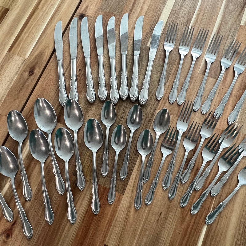 Rogers Stainless Steel Flatware - Etsy