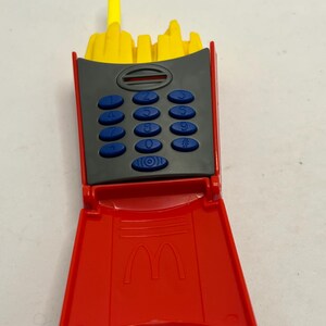 Mcdonalds French Fry Flip Cell Phone Vintage 1999/1998 Happy Meal Toy ...