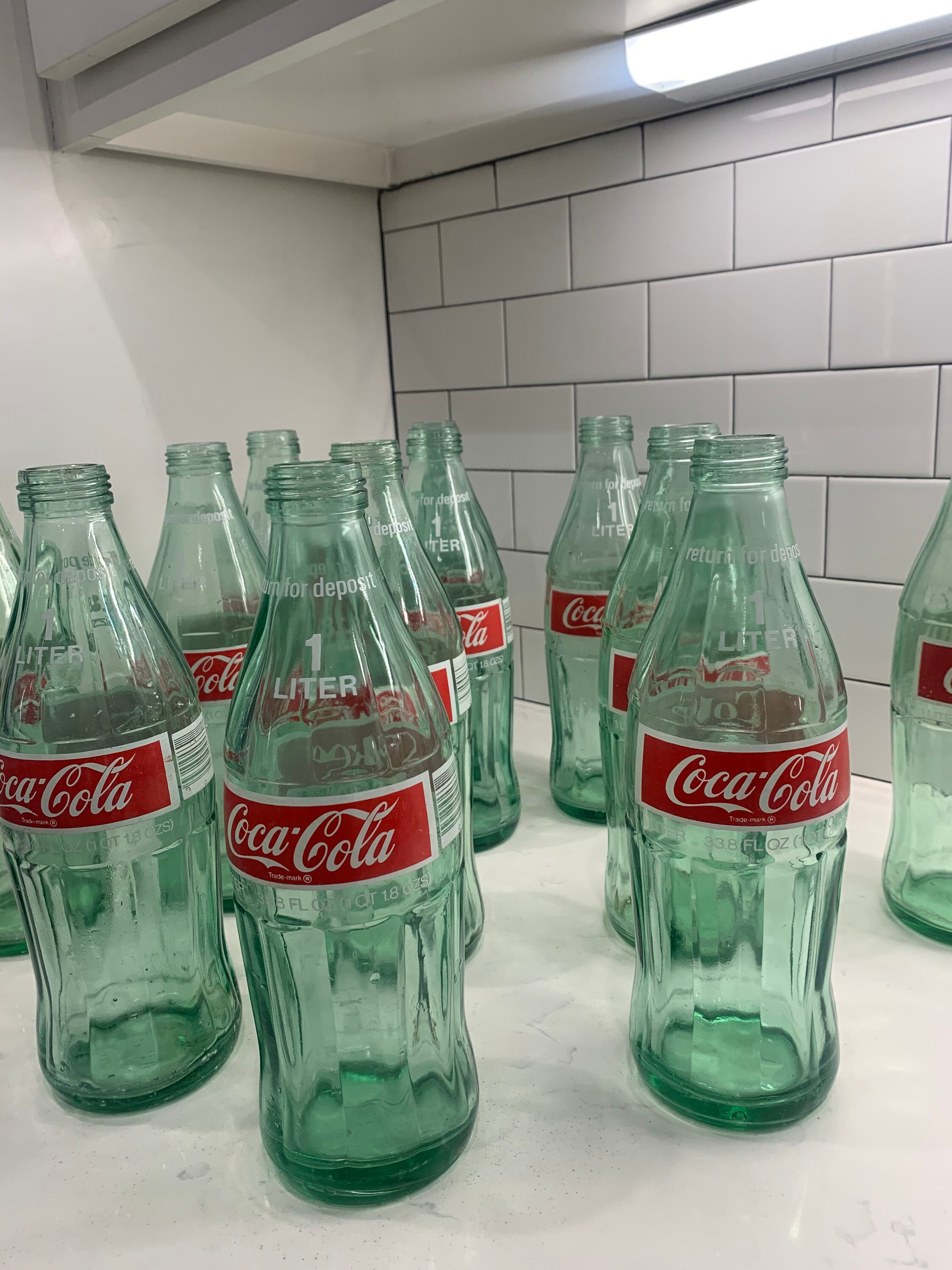 Vintage 1 Liter 33.8OZ Coca Cola Bottles With Lids - Etsy