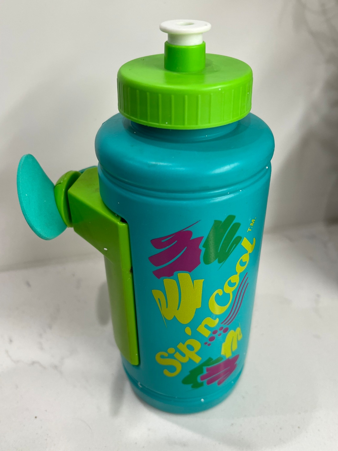 Vintage 1980s Sip N Cool Battery Operated Fan and Water Bottle New - Etsy